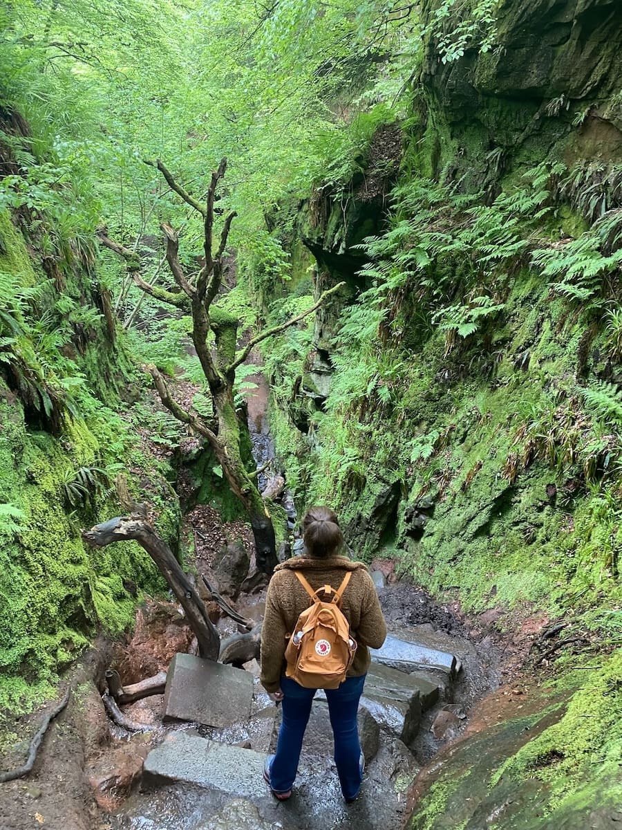 Devil's Pulpit in Schotland, onverwachts maar adembenemend! | Let's go ...